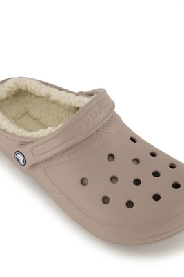 Crocs Classic Lined Clog Damen Slipper in beige kaufen | ochsnersport.ch